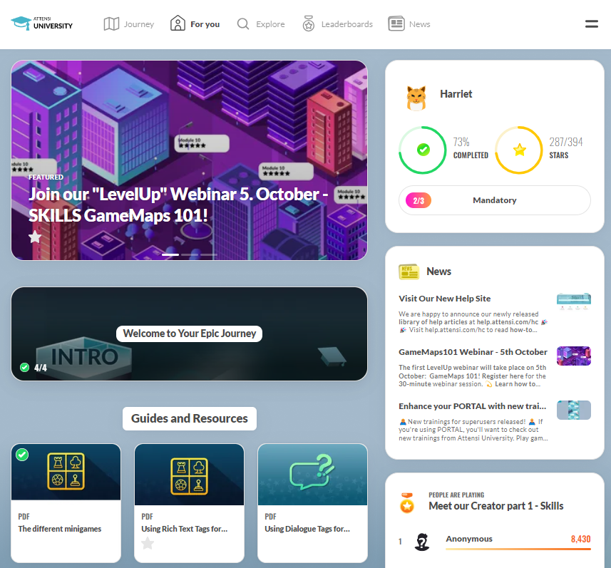 Find Your Training – Attensi